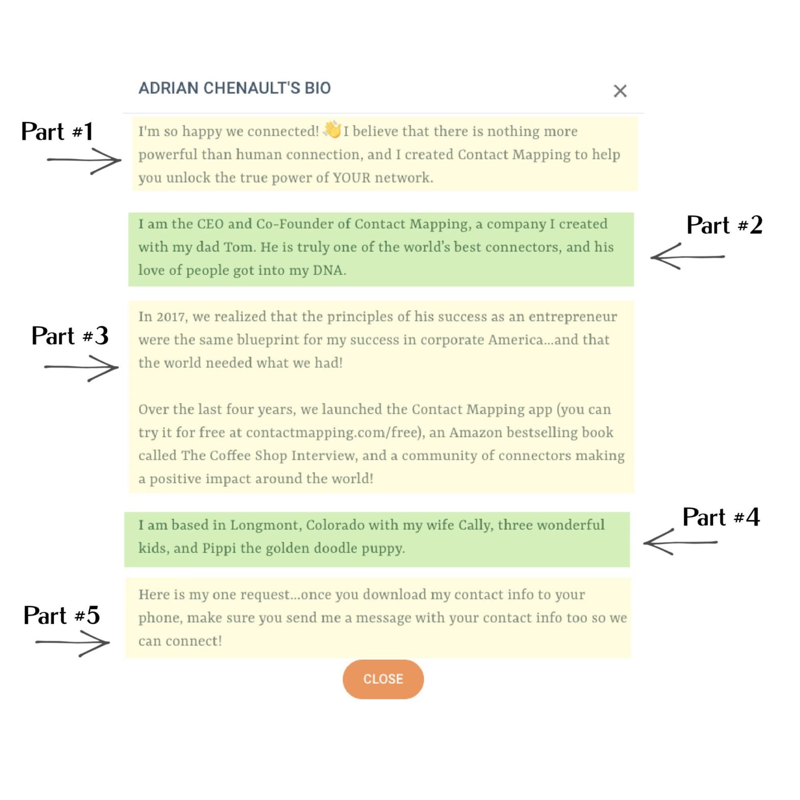5 Easy Steps To Create An Unforgettable Bio - Contact Mapping